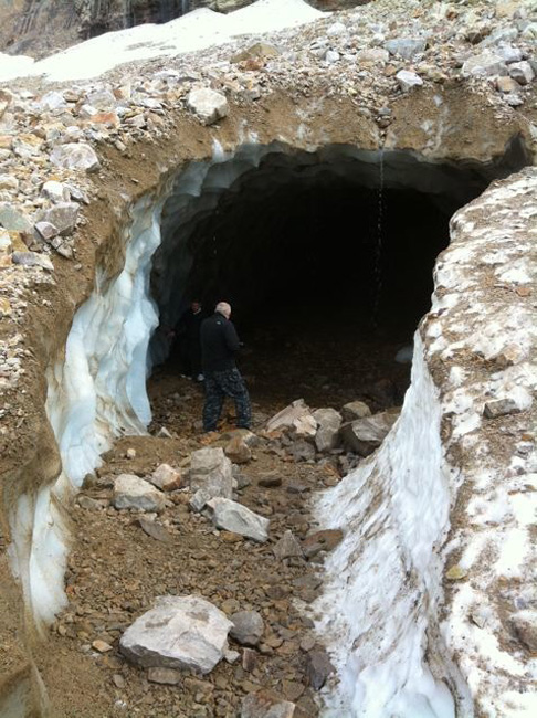 Ice cave ~ St. Vladimir's Russian Orthodox Church Edmonton, Alberta